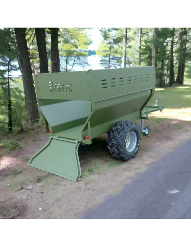 REMORQUE QUAD SIMPLE ESSIEU PTC 650 KG Couleur Gris anthracite (RAL ...